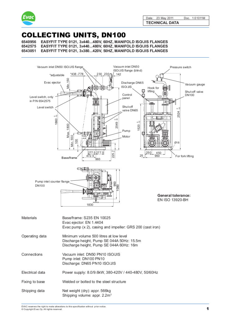 EVAC Injector Units - Marine Spares