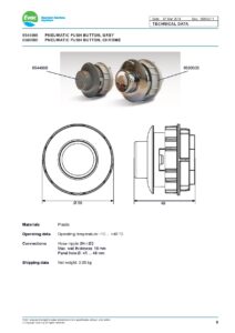 Pneumatic Push Button - Marine Spares