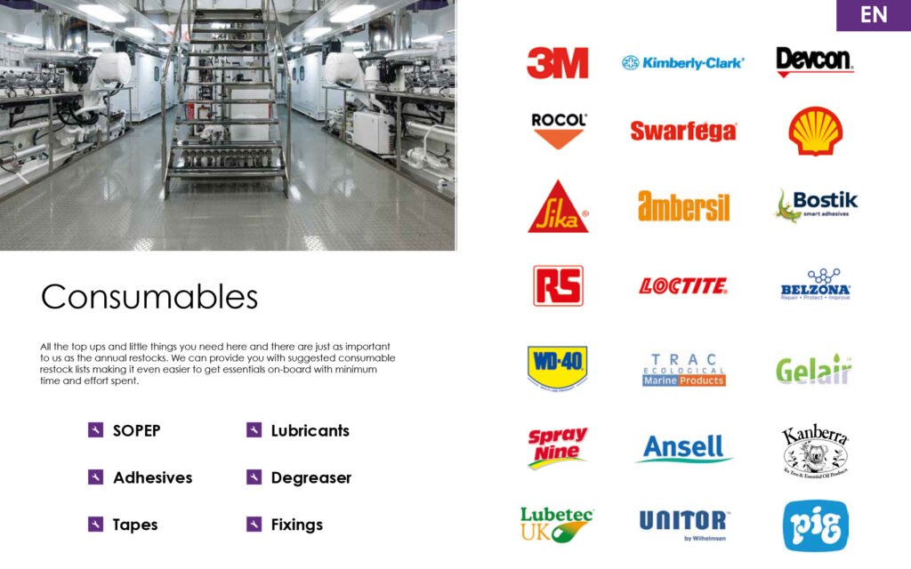 Marine Engineering Spare Parts | Superyacht Engineering Products