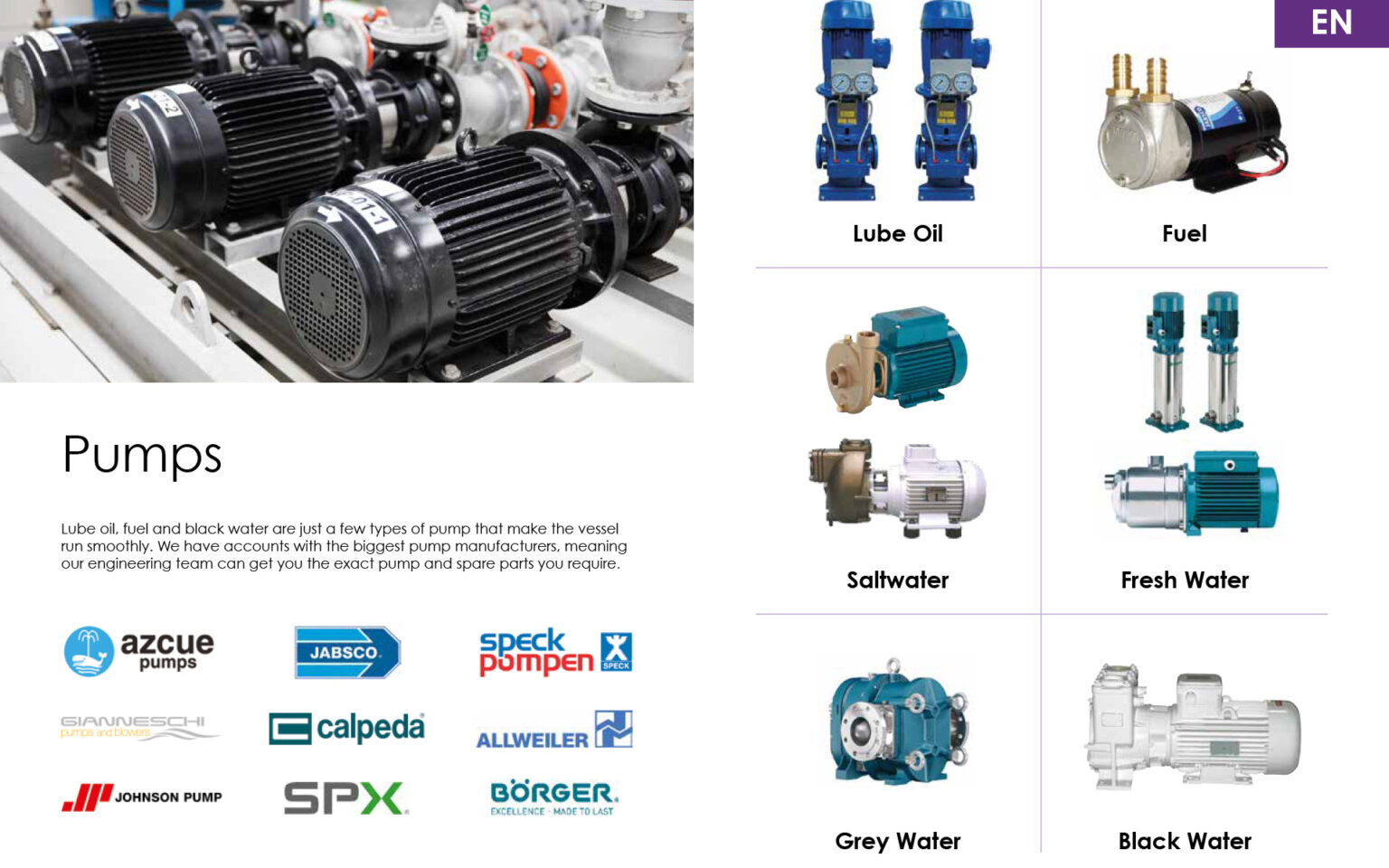 Marine Engineering Spare Parts | Superyacht Engineering Products