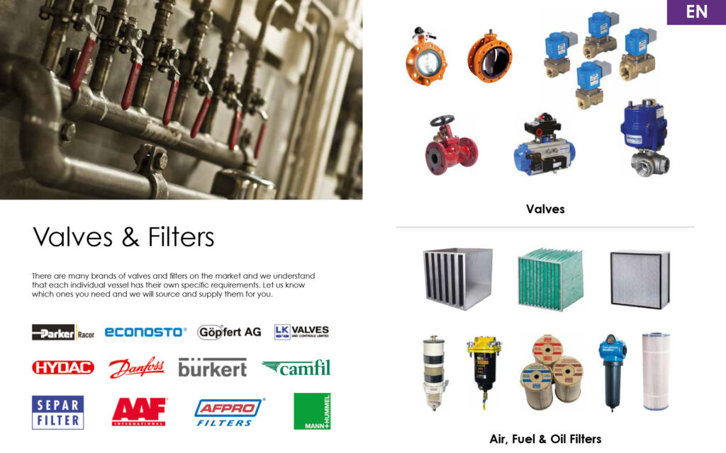 Marine Engineering Spare Parts | Superyacht Engineering Products