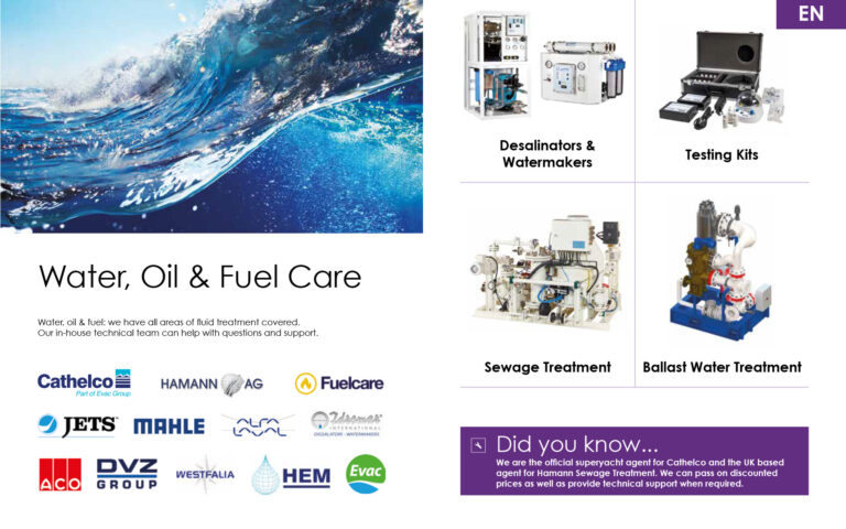 Marine Engineering Spare Parts | Superyacht Engineering Products